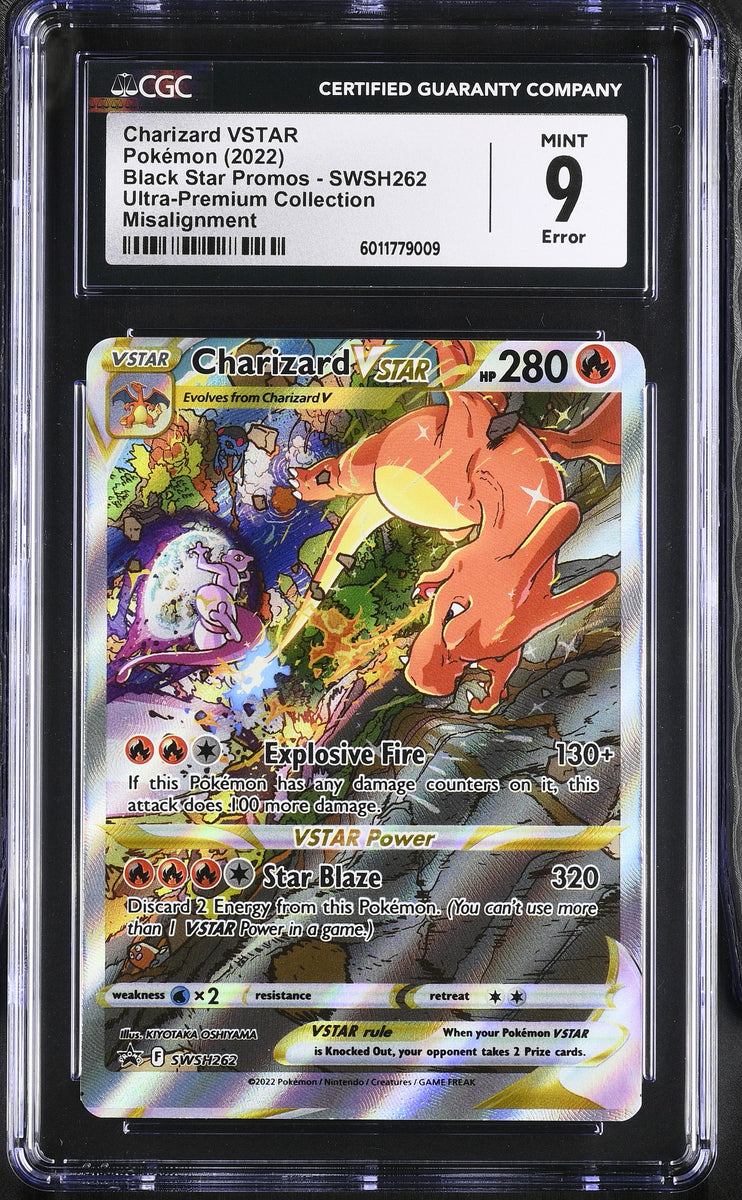 CGC 9 ERROR - Charizard VSTAR Promo - Misalignment (Graded Card) – Phurion