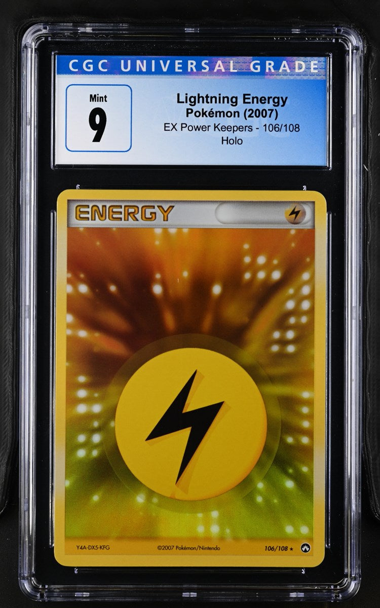 CGC 9 Lightning Energy Holo (Graded Card) – Phurion