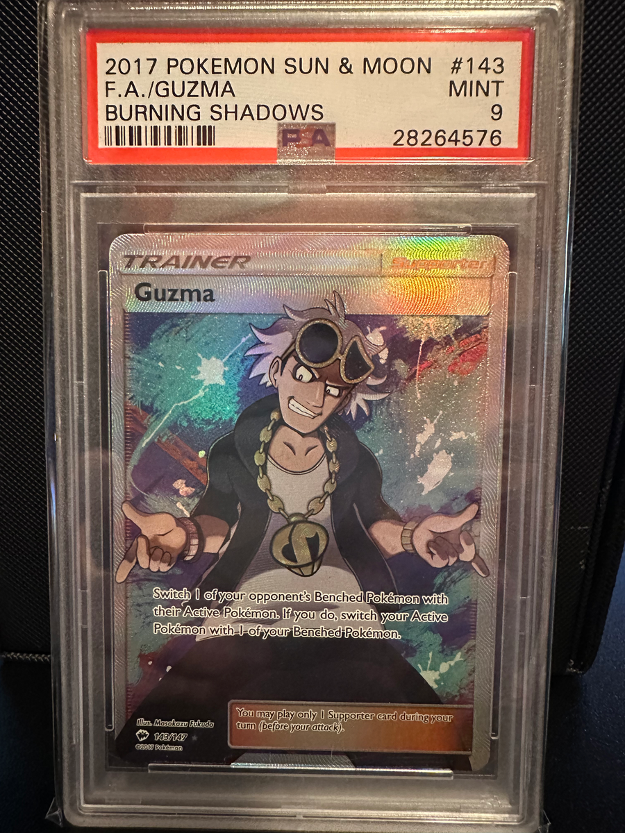 PSA 9 Guzma Full Art Trainer (Graded Card) – Phurion