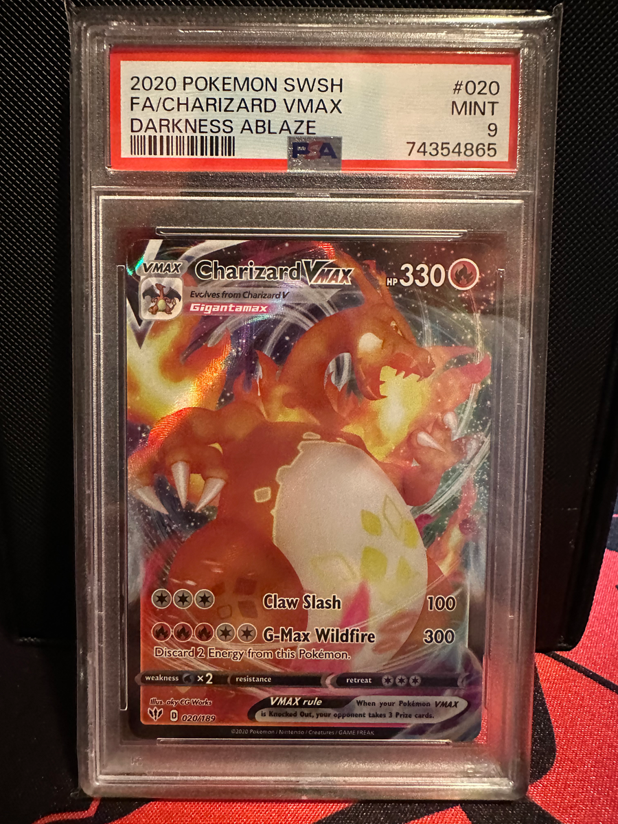 PSA 9 Charizard VMAX (Graded Card) – Phurion