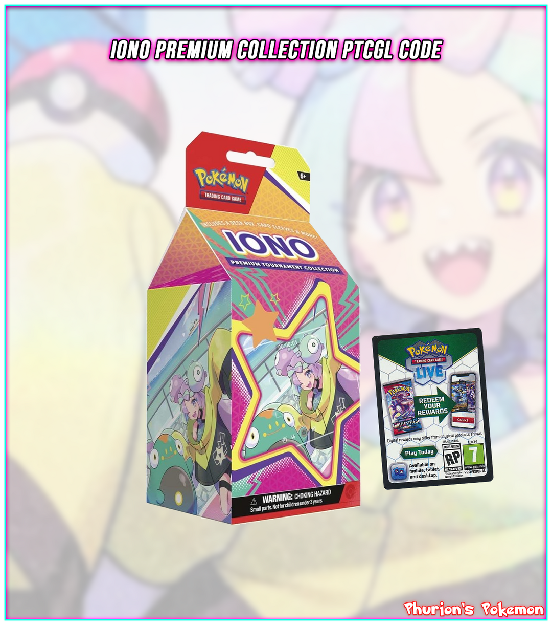 Iono Premium Tournament Collection PTCGL Code – Phurion