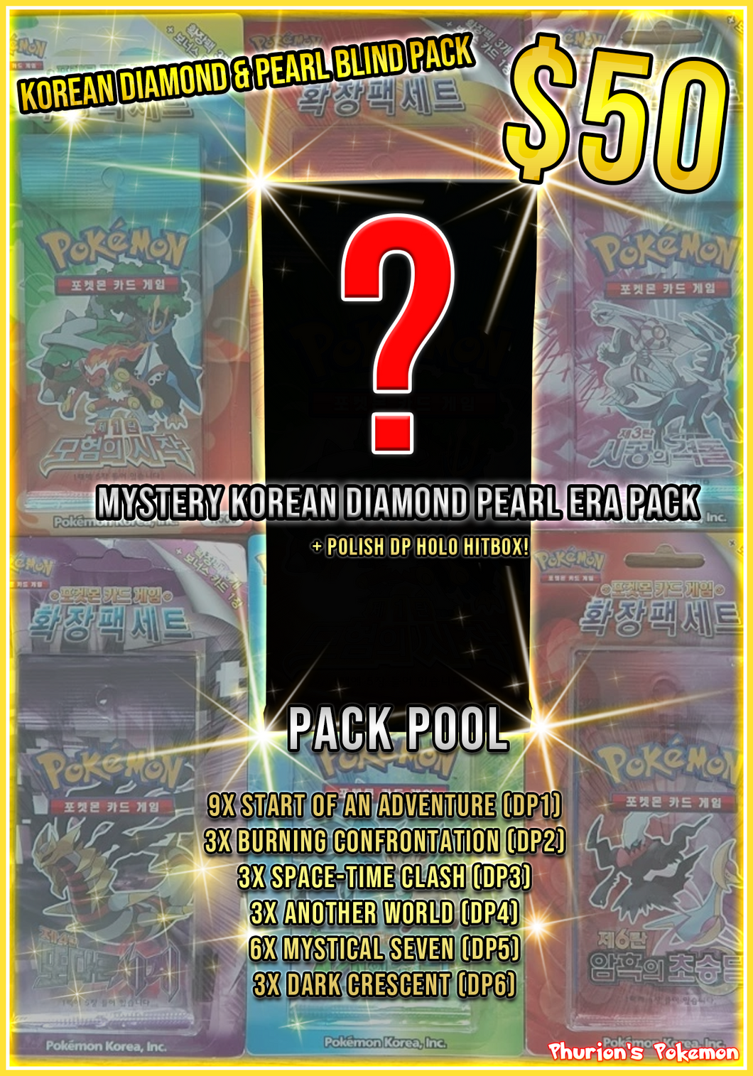 KOREAN Diamond & Pearl BLIND PACK (Personal Break) – Phurion