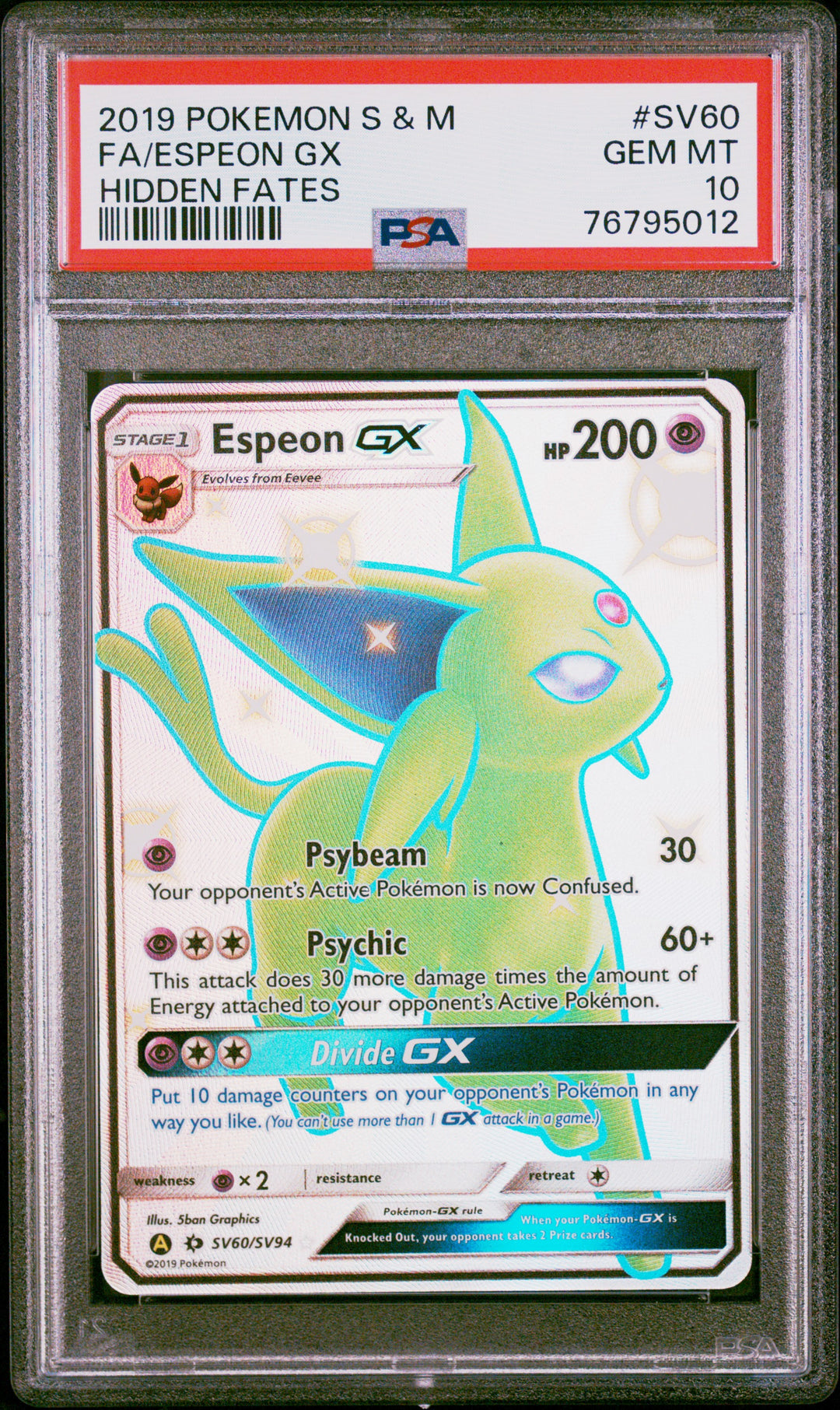 PSA 10 Espeon GX Full Art Shiny (Graded Card) – Phurion's Pokemon