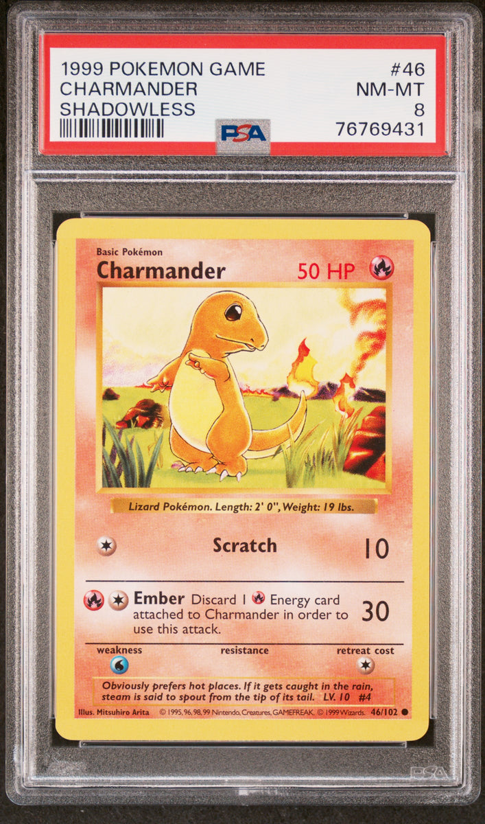 PSA 8 Charmander Shadowless (Graded Card) – Phurion