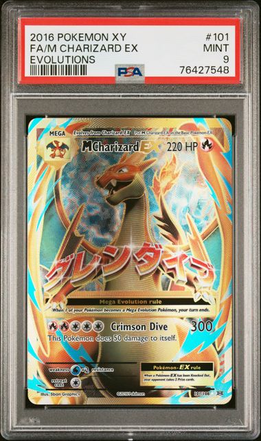 PSA 9 M Charizard EX Full Art (Graded Card) – Phurion