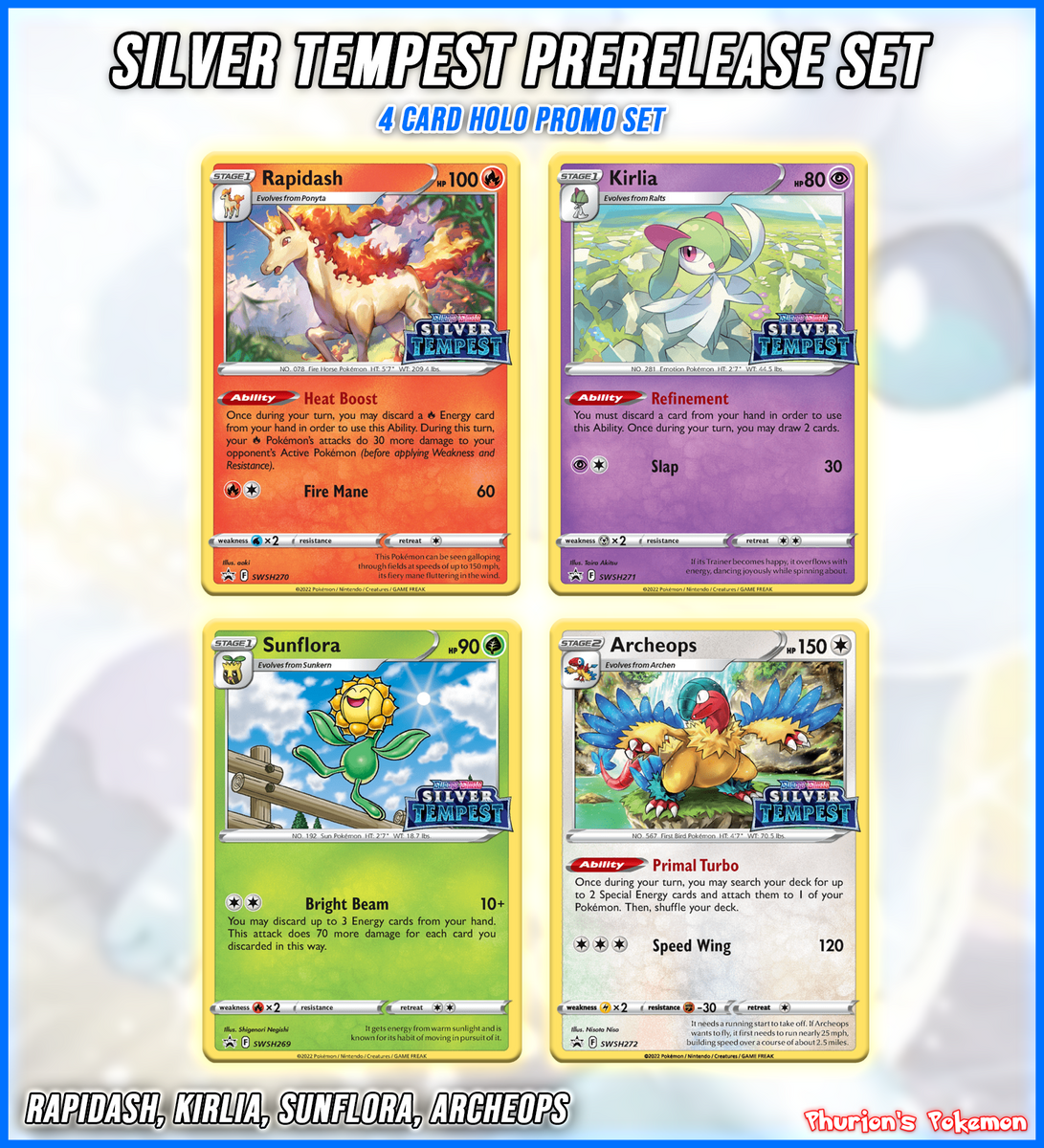 Silver Tempest Prerelease Promo Set (Singles) (Promos) – Phurion