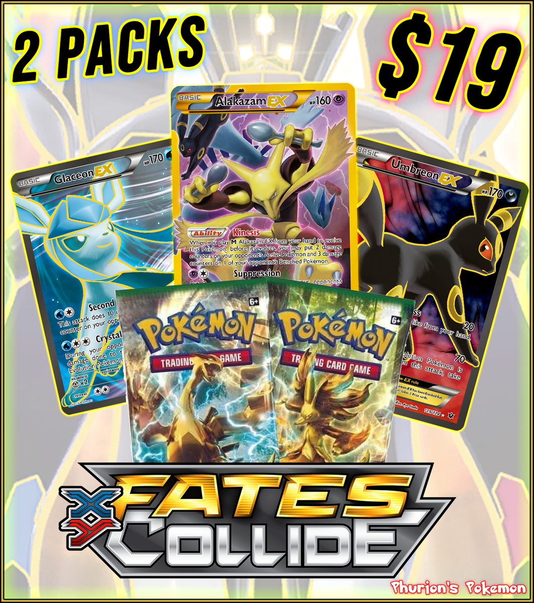 Fates Collide 2x Pack (Personal Break) – Phurion's Pokemon