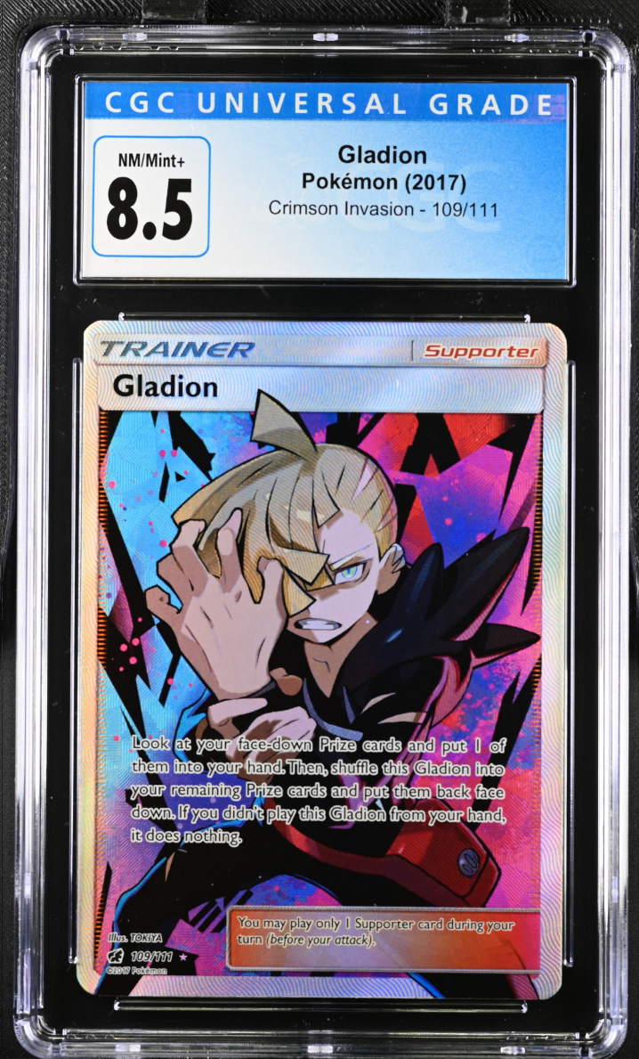 CGC 8.5 Gladion Full Art Trainer (Graded Card) – Phurion