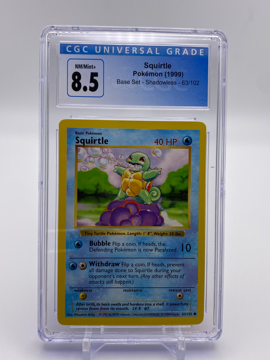 CGC 8.5 Squirtle Shadowless (Graded Card) – Phurion