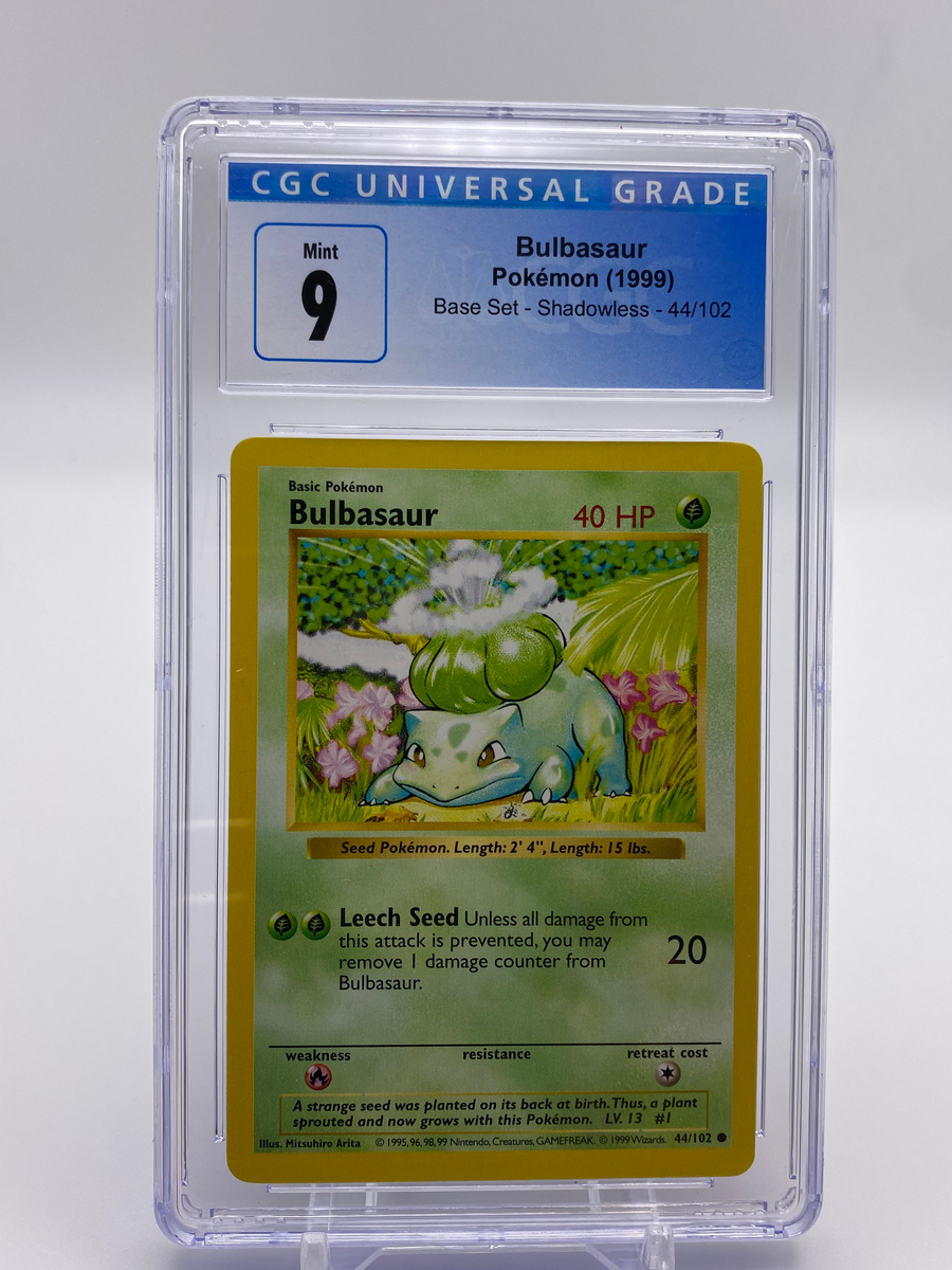 CGC 9 Bulbasaur Shadowless (Graded Card) – Phurion