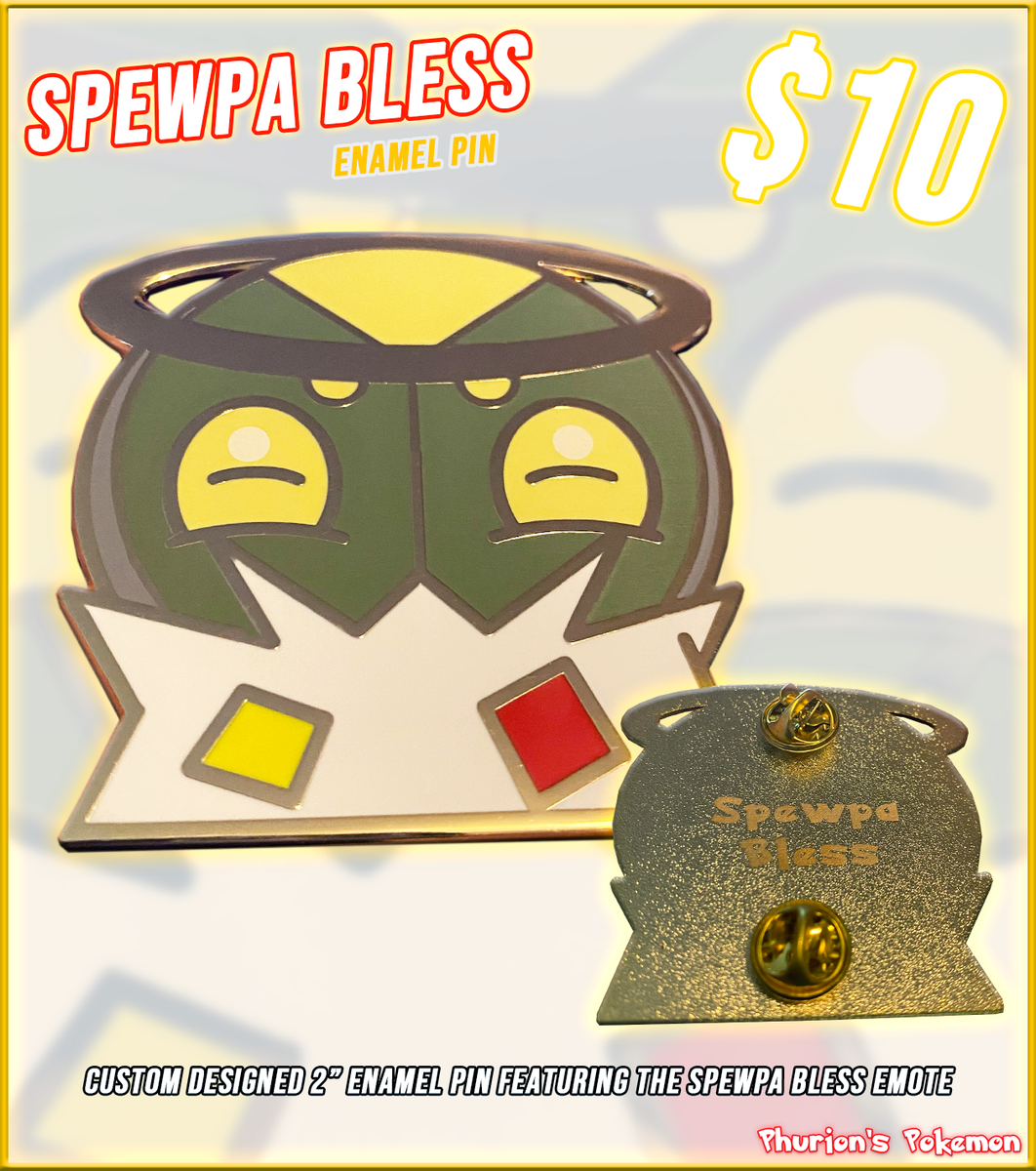 Spewpa Bless Enamel Pin (Merch) – Phurion